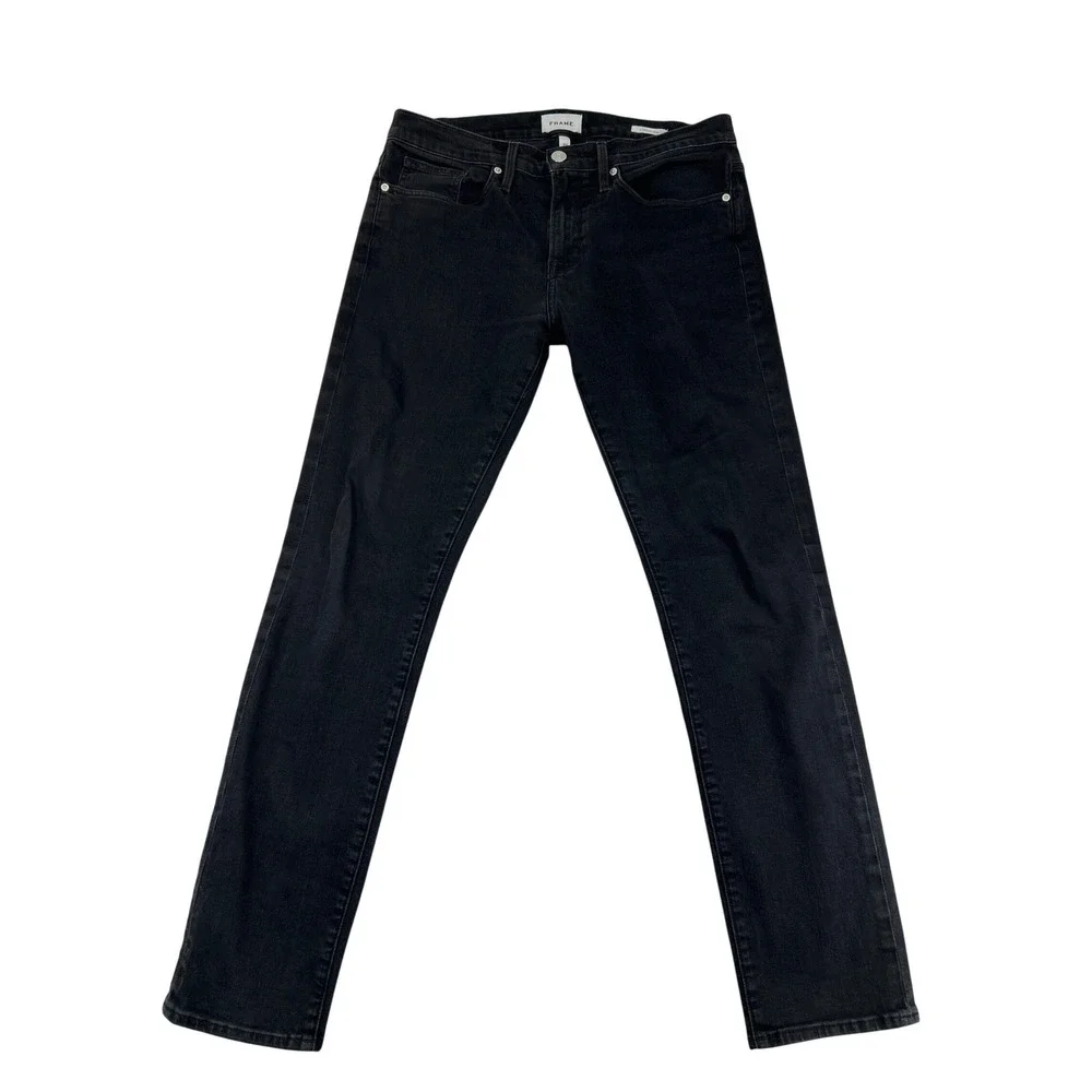 Frame Denim | Jeans | Frame Jeans Mens 33 Black Lhomme Slim Noir ...